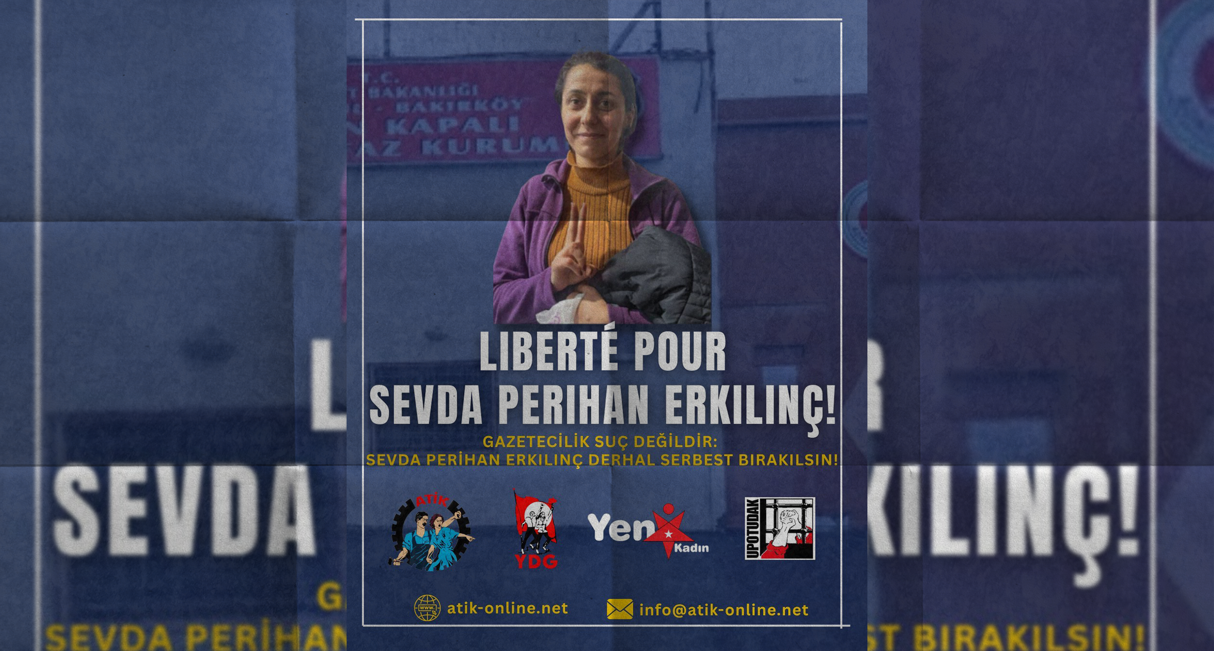 Sevda Perihan Erkılınç doit être libérée immédiatement! | YDG Online
